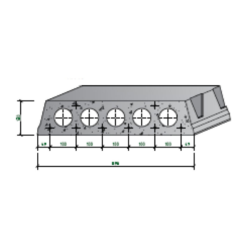 Hourdis béton armé pour planchers – Roosens Bétons